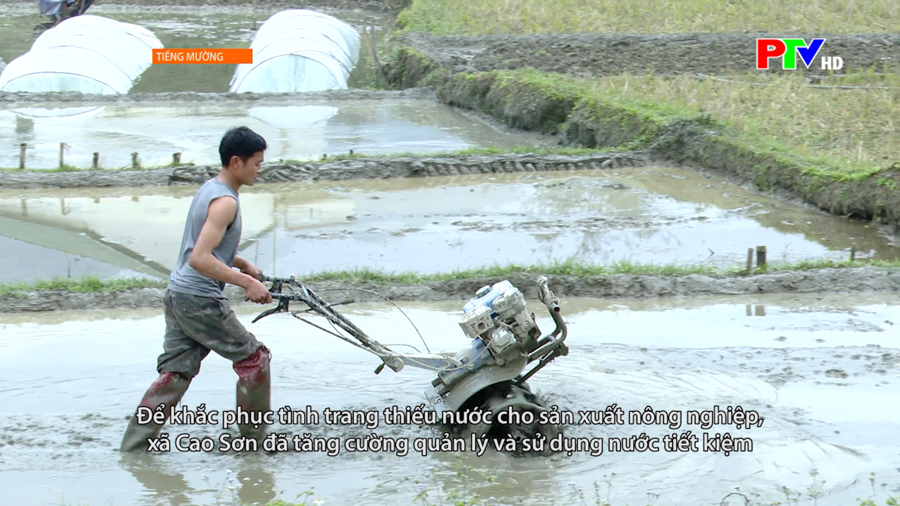 Tiếng Mường: Đảm bảo nước tưới phục vụ sản xuất vụ Đông Xuân ở vùng cao ...